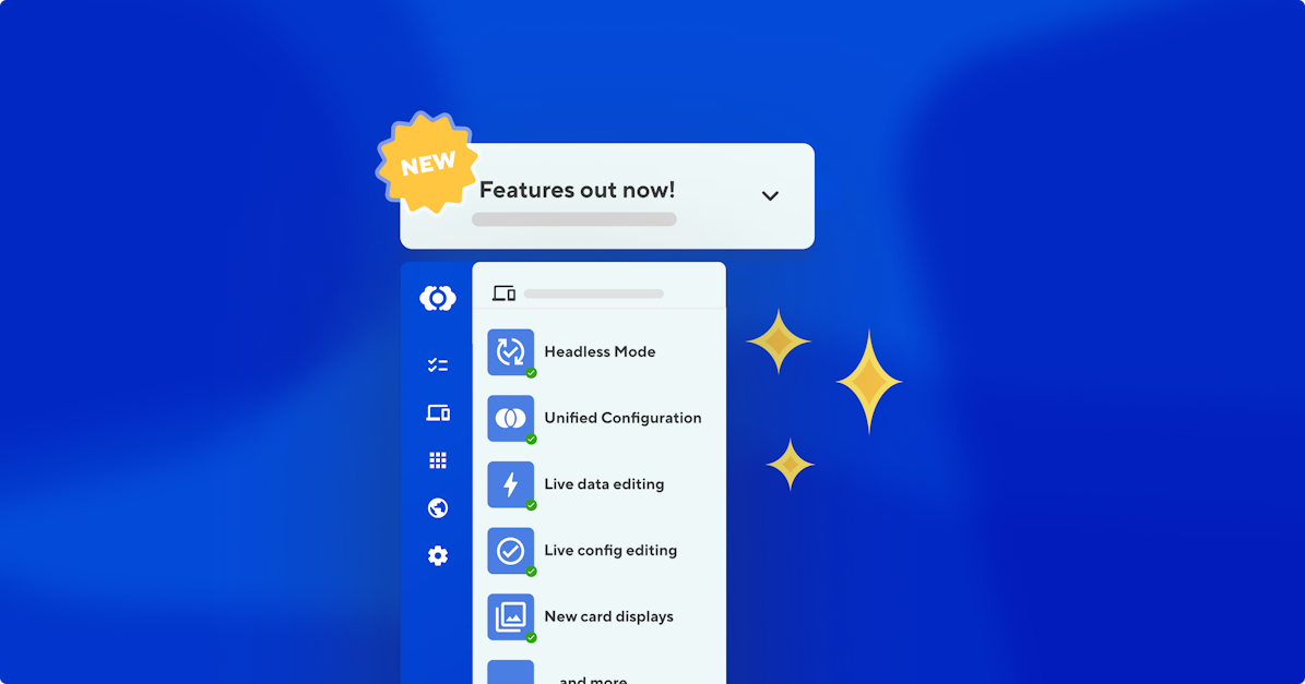 Streamlined Headless Mode, Unified Configuration, and live data editing ...